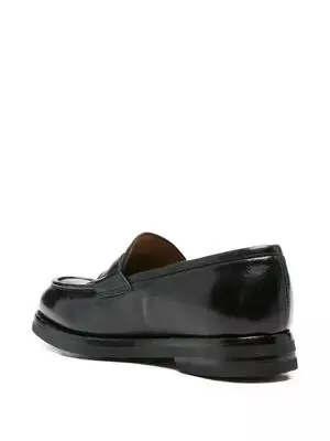 GREEN GEORGE Penny Leather Loafers