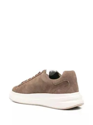 Guess Suede Platform Sneakers - Brown