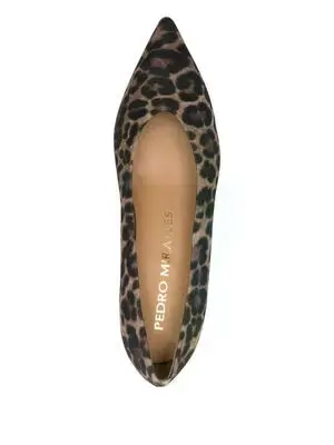 PEDRO MIRALLES 60mm Leopard Print Pointed-toe Pumps
