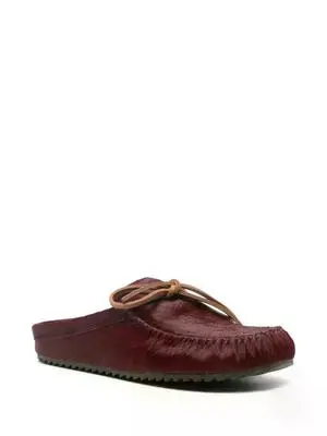 BIBI LOU Tie-detail Leather Mules