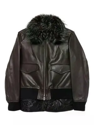 Sacai 2-in-1 Leather Jacket
