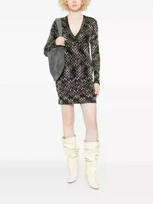 Missoni Geometric-pattern V-neck Dress