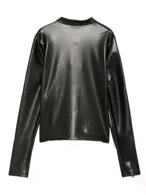 COURREGES Zip-fastening Leather Jacket