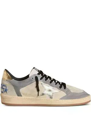 Golden Goose Lace Up Grey Sneakers For Men