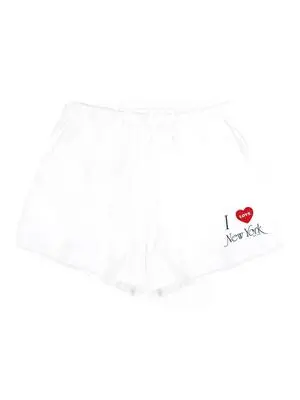 SPORTY & RICH Logo Shorts - White