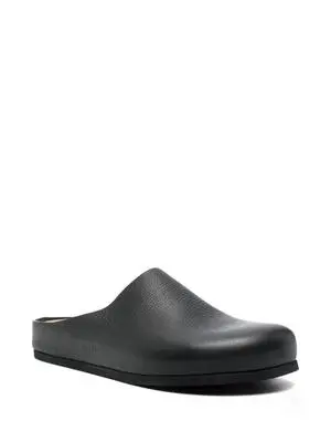 COMMON PROJECTS Leather Mules - Black