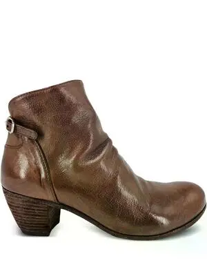 Officine Creative 50mm Chabrol Leather Ankle Boots With Zip