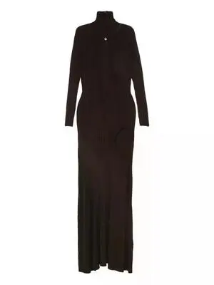 Coperni Ribbed Cut-out Maxi Dress