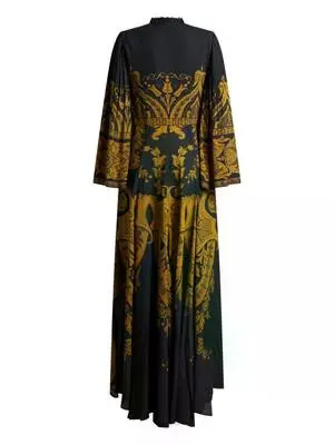 Etro Printed Flared Maxi Dress