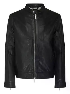 SELECTED Zip-fastening Leather Jacket