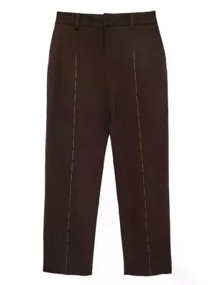 SONIA CARRASCO Stitched Front Trousers