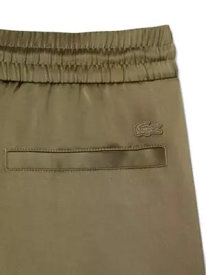 Lacoste Satin Trousers With Zip Pockets