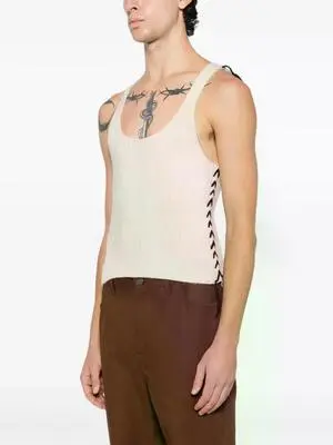 SONIA CARRASCO Sleeveless Vest Top