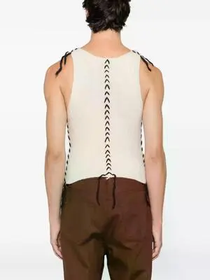 SONIA CARRASCO Sleeveless Vest Top