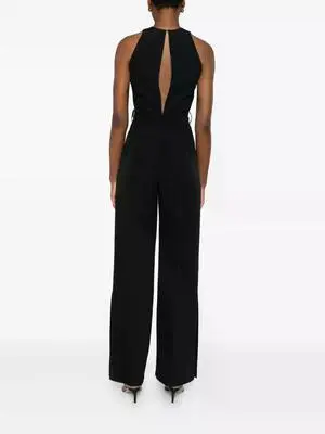 Liu Jo Belted V-neck Jumpsuit