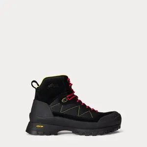 Ralph Lauren Logan Suede-paneled Trail Boots