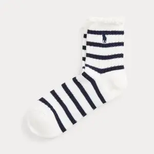 Ralph Lauren Striped Ankle Socks White