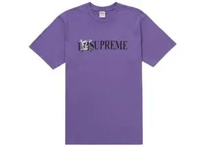 Supreme Skull Tee Shirt - Purple