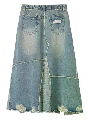 MUSIUM DIV. Patchwork Denim Skirt