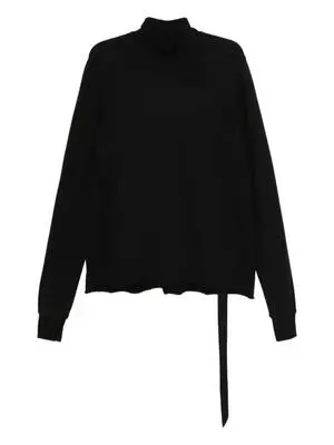 Rick Owens Funnel-neck Long-sleeve Sweatshirt