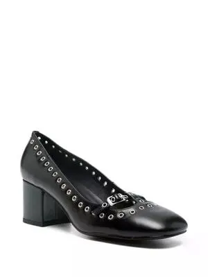 BIBI LOU Eyelet-detail Leather Pumps