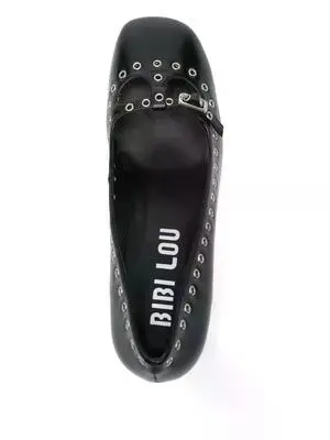 BIBI LOU Eyelet-detail Leather Pumps