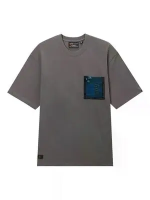 Alpha Industries Pocket-detail Cotton T-shirt - Grey