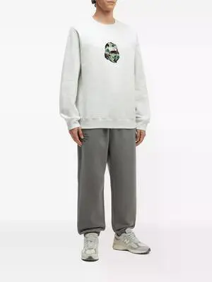 Alpha Industries Embroidered-logo Cuffed Track Pants