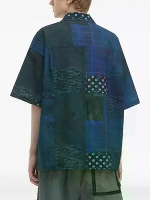 Alpha Industries Patchwork-pattern Panelled Shirt