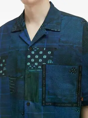 Alpha Industries Patchwork-pattern Panelled Shirt