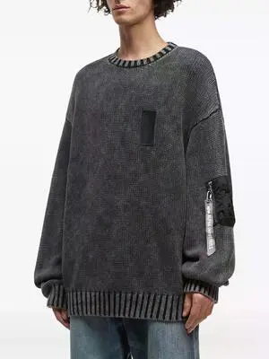 Alpha Industries Patch-detail Pocket Sweater - Black
