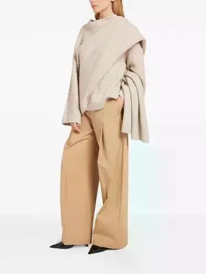 Ports 1961 Asymmetrical Wrap Sweater