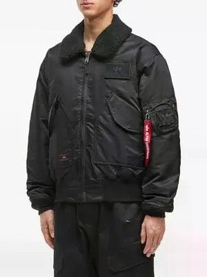 Alpha Industries Sherpa-collar Bomber Jacket - Black