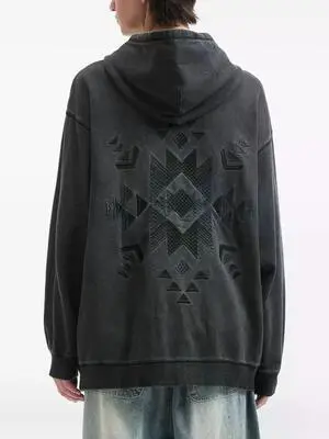 AFTERMATHS Embroidered Zip-up Hoodie