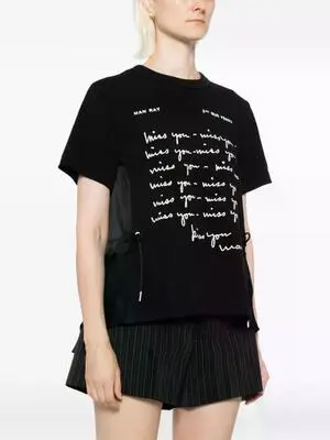 Sacai Script-printed Blouse
