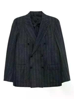 LARDINI Striped Double-breasted Suit