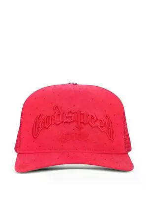 GODSPEED Forever Trucker Embellished Baseball Cap - Red