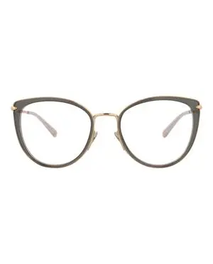 Pomellato Acetate Cat Eye Optical Frames - Grey Gold Transparent (pm0083o/30008665/004)