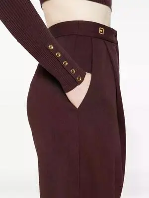 Elisabetta Franchi Pleated-front Trousers