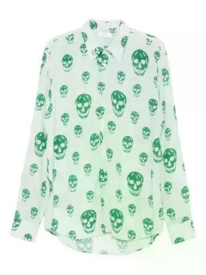 Alexander McQueen Graphic-print Shirt - Green