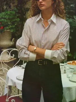 SPORTY & RICH Striped Shirt