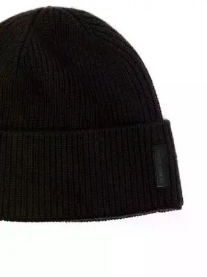 Giorgio Armani Cashmere Beanie - Brown