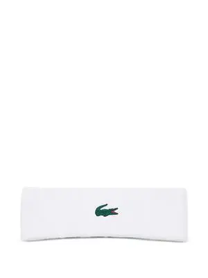 Lacoste Logo Headband - White