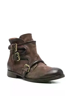 A.S.98 Leather Buckle Boots