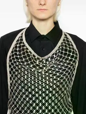 LEMAIRE Fishnet Halter Top