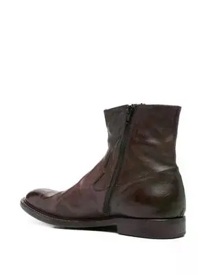 Moma Zip-detail Leather Boots