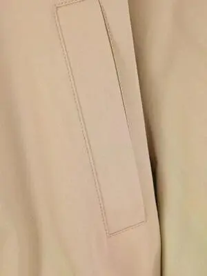 Saint Laurent Pointed-collar Elasticated-hem Bomber Jacket - Neutrals