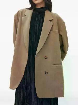 STUDIO TOMBOY Single-breasted Pocket Blazer - Brown