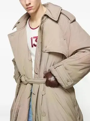 Acne Studios Technical Belted-padded Trench Coat
