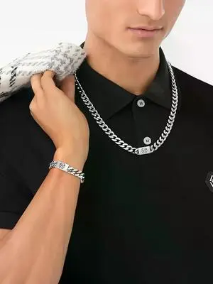 Philipp Plein Tag Logo-plaque Bracelet